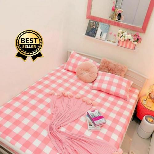 Jual Seprei Set Motif Emily Pink - 90x200, Tinggi 20 - Kota Tangerang ...