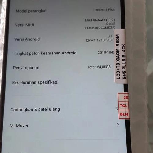 Jual mesin lcd xiaomi redmi 5 plus vince mesin redmi 5 plus - Kab ...