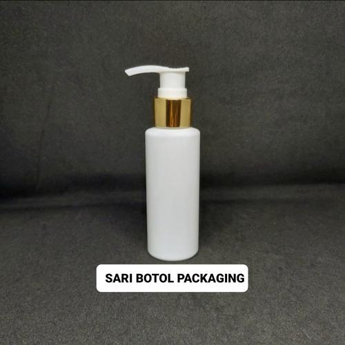 Jual BOTOL PUMP 100ML RF PUTIH GOLD / BOTOL PUMP LOTION 100ML RF PUTIH ...