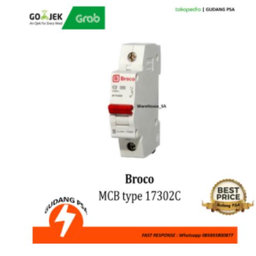 Jual MCB 1P/2A Broco 17302C Original - Kota Tangerang Selatan ...