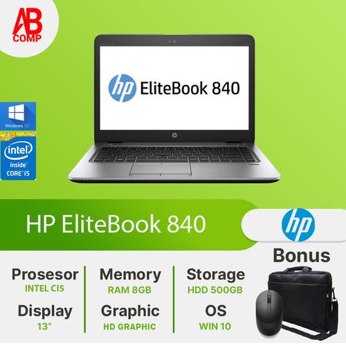 Jual LAPTOP HP ELITEBOOK 840 G2 INTEL Ci5 RAM 8GB SSD 128GB WIN 10 ...