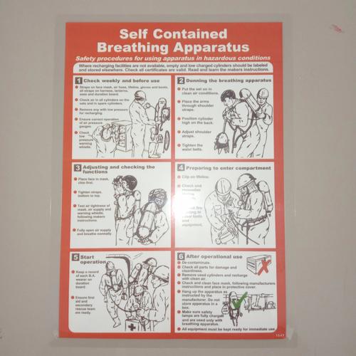 Jual 331547 SELF CONTAINED BREATHING APPARATUS (POSTER) 480x330MM ...