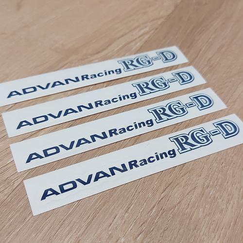 Jual Stiker velg mobil Advan RG-D [isi 4] - Kab. Tangerang - Stickytoms ...