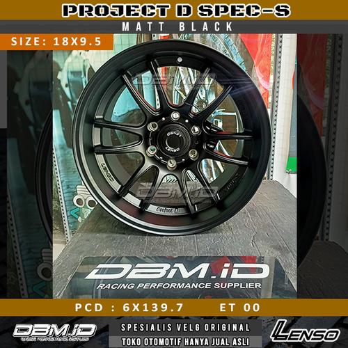 Promo Velg Lenso Project D Spec S R18 18x9.5 6x139.7 et 00 Matt Black Cicil 0% 3x - Kota ...