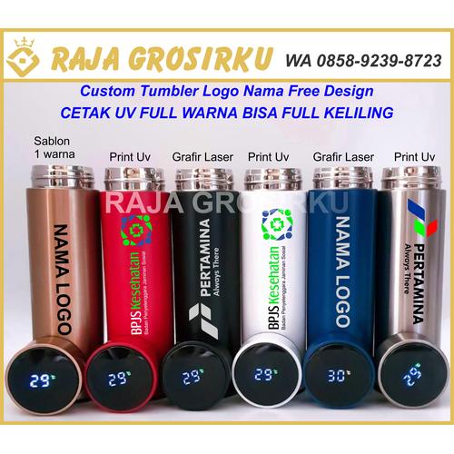 Jual Termos Smart Digital Tumbler Life Led Suhu Custom Grafir Laser Uv ...