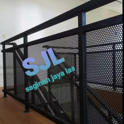 Jual pagar balkon plat lubang perforated - Kota Tangerang Selatan ...