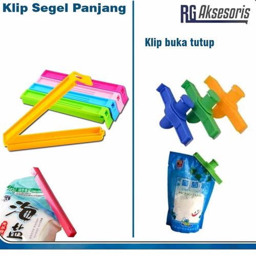 Jual K929 Klip Sambungan Kepala Kantong Refill Serbaguna - Buka Tutup ...