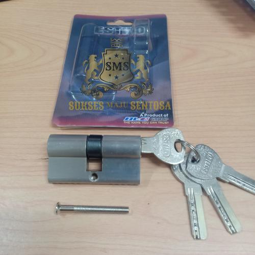 Jual SILINDER/CYLINDER KUNCI PINTU BESAR 60mm COMP KEY ESTILLO By ...