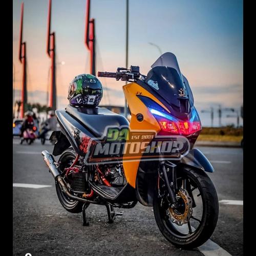 Jual WINDSHIELD/VISOR YAMAHA LEXI MODEL TDR V2 MINI - Hitam Pekat ...