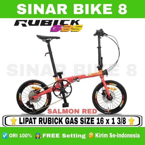 Jual Sepeda Lipat RUBICK GAS 16 Inch Charomoly 10 Speed Rem Hidrolik ...