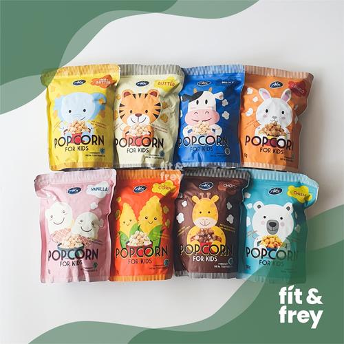 Jual ABE FOOD Popcorn For Kids 80g- Snack Sehat Anak Cemilan Jagung ...