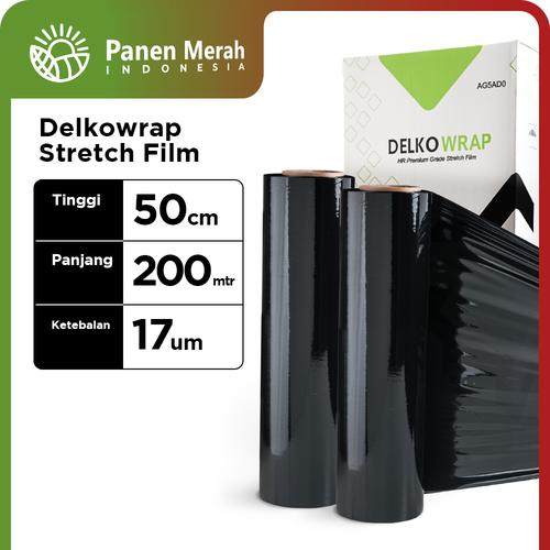 Jual Stretch Film Hitam / Plastik Wrapping / Plastik Wrap 50cm x 200m ...