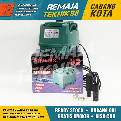 Jual POMPA AERATOR AIRLUX LP 40 AIR PUMP MESIN GELEMBUNG UDARA KOLAM ...