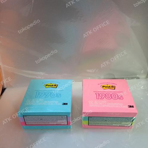 Jual Post it 3m 654 Warna Sticky Note Post'it Memo Tempel - Biru Muda ...