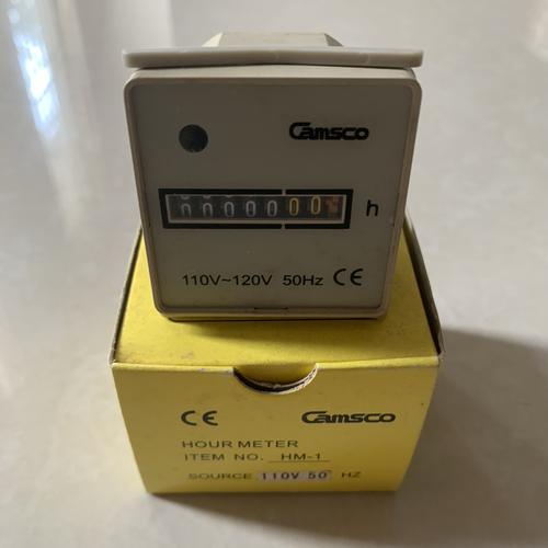 Jual Hour Meter HM-1 Camsco 110 V / 220-240 V 50 Hz - 110 V - Kota Surabaya - steve electrical ...