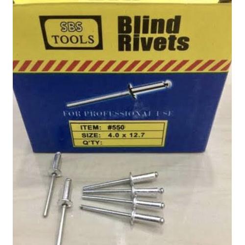 Jual Paku rivet 550 rifet blind paku tembak 550 ( 4mm x 12.7 ) - Kota ...