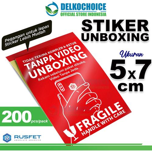 Jual Sticker FRAGILE UNBOXING 5x7cm Stiker Cromo HANDLE WITH CARE ...