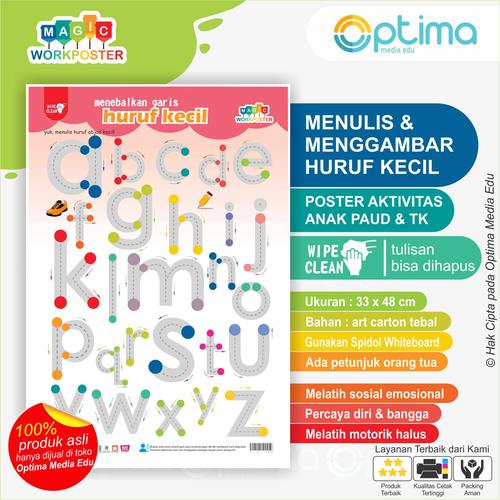 Jual MAGIC WORK POSTER : MENULIS HURUF KECIL - Kab. Klaten - Optima ...