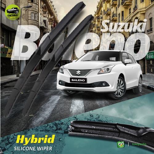 Jual Wiper Frameless Hybrid Suzuki Baleno Hatchback Silicon Karet Kaca ...