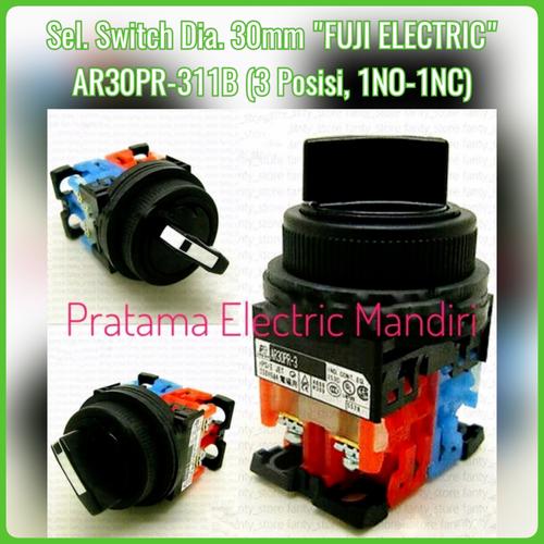 Jual Selector Switch Dia. 30mm AR30PR-311B 3 Posisi 1NO 1NC FUJI ELECTRIC - Jakarta Barat ...