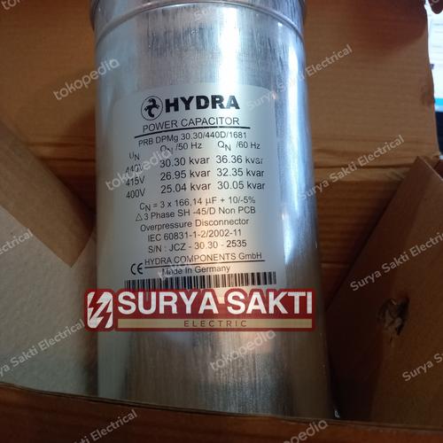 Jual Capacitor/Capasitor/Kapasitor 25kvar//25 kvar 400V Merk Hydra ...