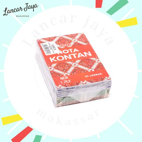 Jual [ 1 PAK / 10 BUKU ] Buku Nota Kontan KIKY K1 Kecil 1 PLY 1 Rangkap ...