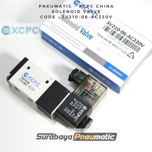 Jual Solenoid Valve - 3V210-06-AC220V - Selenoid Pneumatic XCPC - 3V210 ...