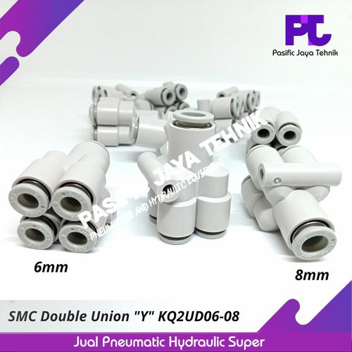 Jual Double Union "Y" SMC KQ2UD06-08 KQ2UD Series - Jakarta Barat - Pasific Jaya Tehnik | Tokopedia