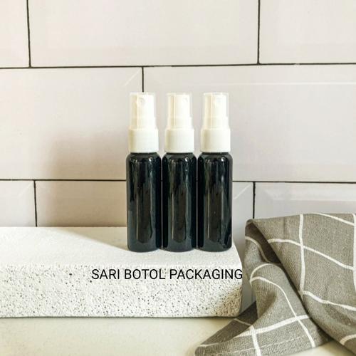 Jual BOTOL SPRAY 30 ML HITAM / BOTOL SERUM 30 ML HITAM - PUTIH - Kota ...