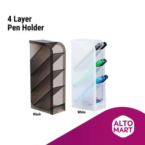 Promo Pen Holder 4 Layer - Rak Mini Tempat Pensil Alat Tulis Desk ...