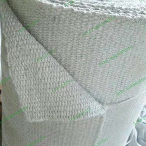 Jual ceramic fiber cloth 3mm x 1mtr x 30mtr kain fiber keramik ...