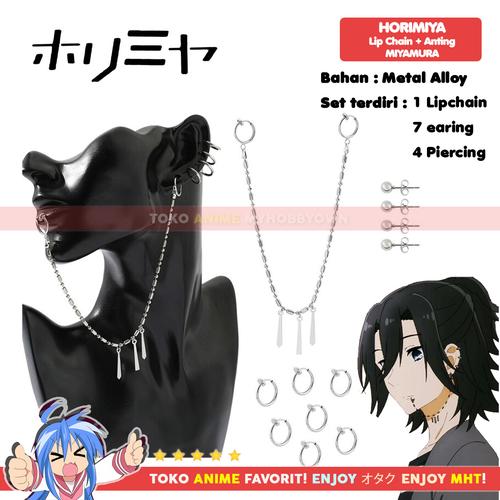 Jual Anting Rantai Bibir Aksesori Lip Chain Horimiya Miyamura Izumi ...