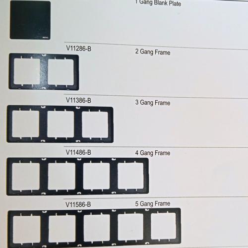 Jual FRAME TITANIUM BLACK NERO FRAME SAKLAR STOPKONTAK HITAM - 3 gang ...