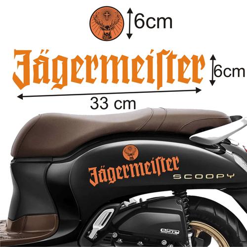 Jual stiker motor Jagermeister scoopy vespa genio - Putih - Kota ...