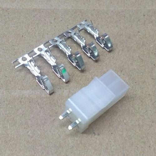 Jual Konektor Nilon 2 pin Socket Soket Connector Nilon White Housing ...