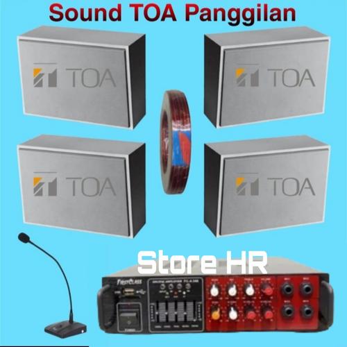Jual paket speaker ceiling toa zs 646r ampli FC 248 equalizer 4 unit ...