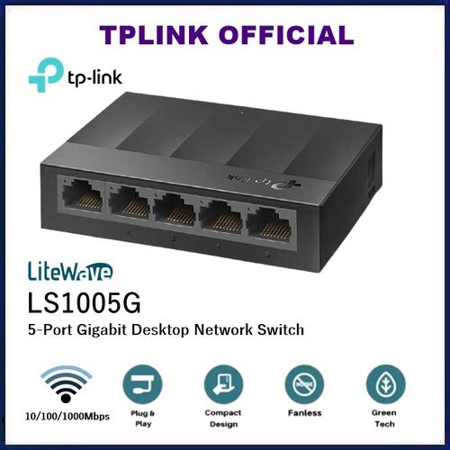 Jual TP-Link 5 Port LS1005G Gigabit Tplink Desktop Switch Hub LS1005 G - Jakarta Barat ...