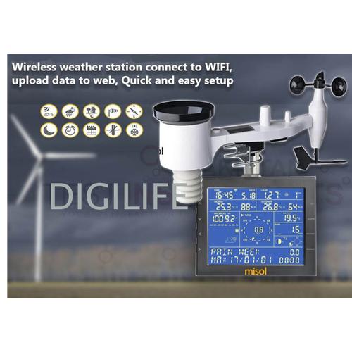 Jual Wireless Weather Monitor Wifi Misol Station WS-2320 Online Web ...
