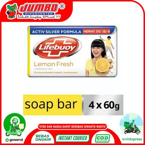 Jual Lifebuoy Sabun Batang 60g Isi 4pcs/Sabun Mandi/Sabun Batang - Mild ...