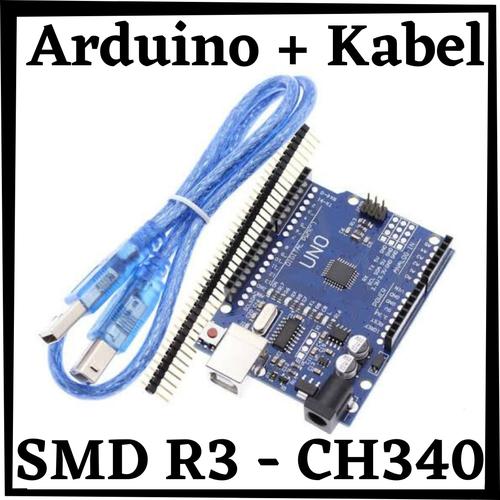 Jual Arduino UNO R3 SMD ATmega328P CH340 + Kabel USB - Kota Medan ...
