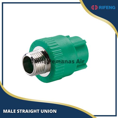 Jual Sambungan Pipa PPR Rifeng Male Straight Union (SDL) - 1/2 X 1/2 ...