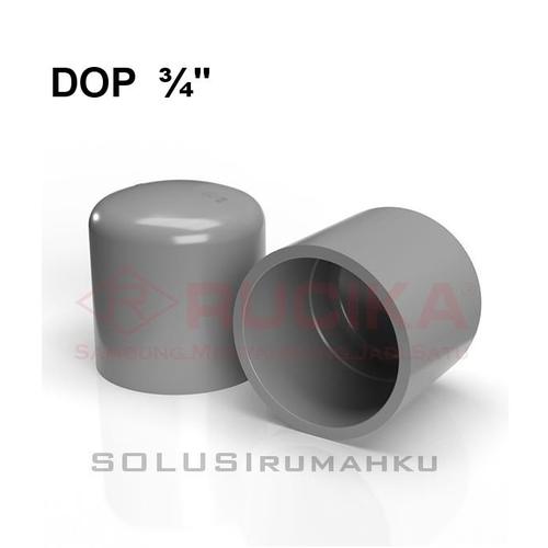 Jual Cap PVC RUCIKA AW 3/4" Dop Tutup Pipa Polos 3/4 Inch In - Kota ...
