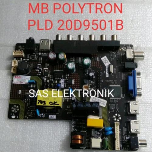 Jual MB MOTHERBOARD MAINBOARD MESIN TV LED POLYTRON PLD-20D9501 ...