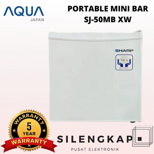 Jual Kulkas Mini Bar SHARP SJ-50MB-XW Kulkas Portable Garansi Resmi ...