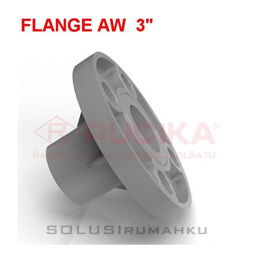 Jual RUCIKA FLANGE 3 INCH PVC AW JIS TEBAL / FLANGES FLENES PLENES ...