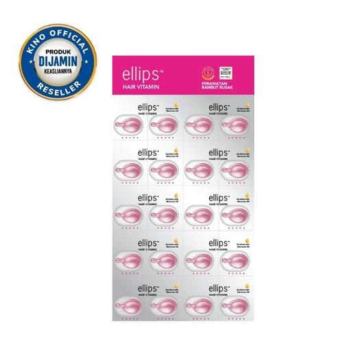 Jual Ellips Perawatan Rambut Rusak Pink Mini Blister (20 capsule ...
