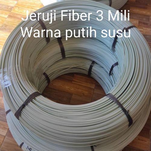 Jual 1 Rol Jeruji Fiber 3mm 3.5mm Putih susu Ruji untuk membuat kandang ...