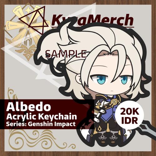 Jual KEYCHAIN ALBEDO GENSHIN IMPACT GANTUNGAN KUNCI ACRYLIC BY ...