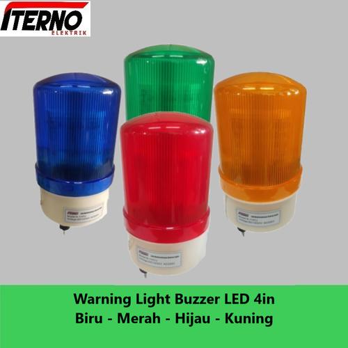 Jual Warning Light Buzzer LED 4in Multivolt Multifungsi Rotary Lamp ...