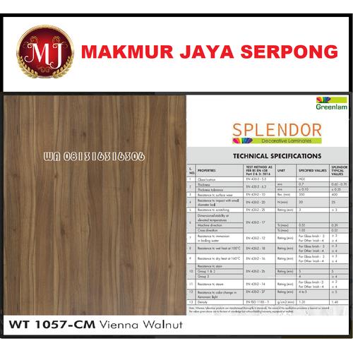 Jual HPL SPLENDOR WT 1057-CM Vienna Walnut / HPL BERKUALITAS ...